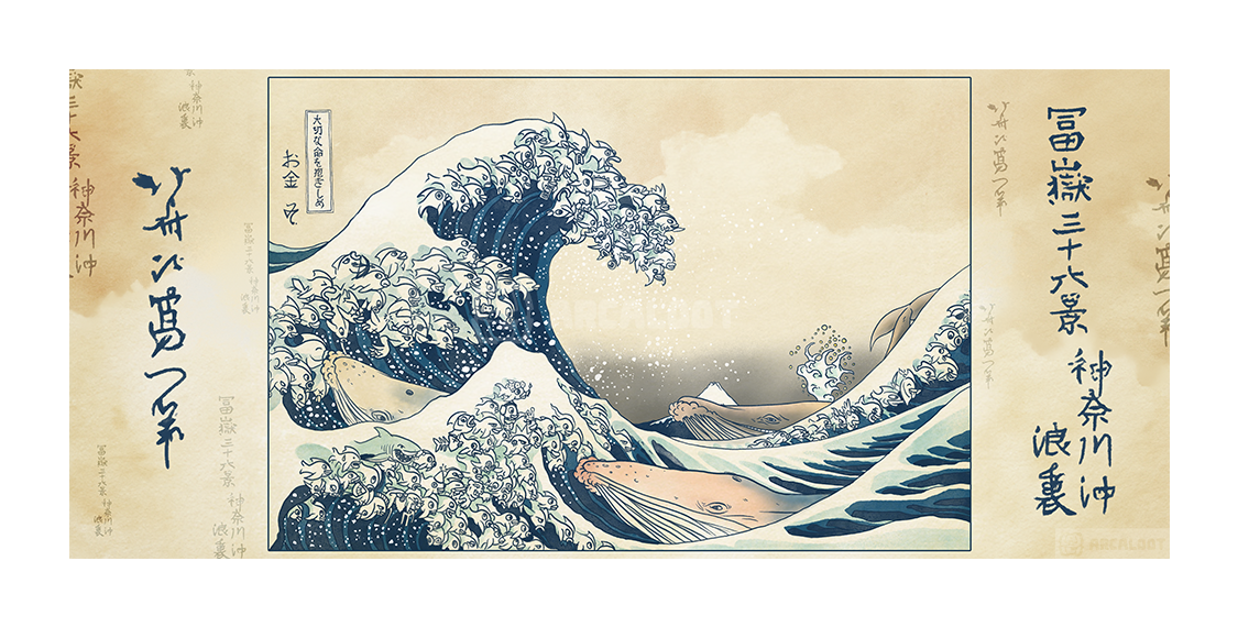 Kanagawa Fish Wave – ArcaLoot